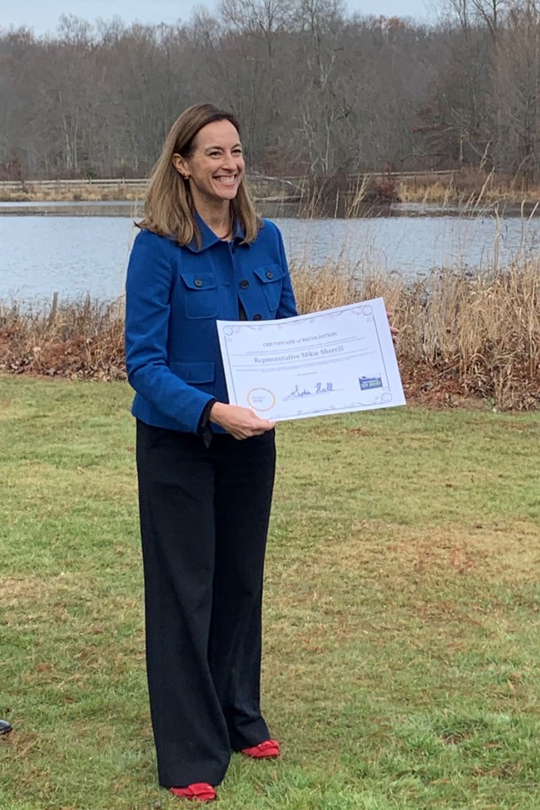 Rep. Mikie Sherrill Honored for Support of Environmental Bill - GSWA