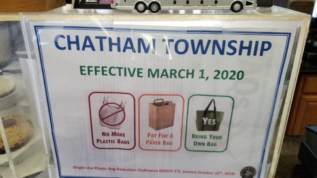 plastic bag ban sign - GSWA