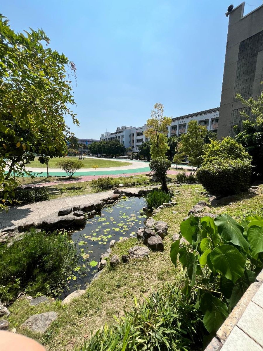 Rain garden and pond at Dazhi Elementary School - GSWA